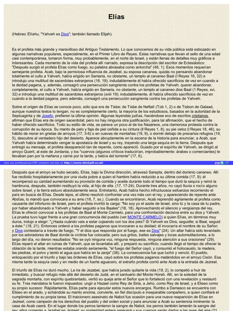 HTTP WWW Mercaba Org FICHAS Enciclopedia E Elias HTM | PDF | Elijah ...
