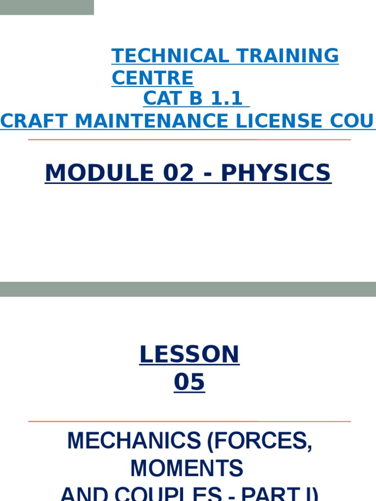 Mechanics (Forces, Moments and Couples - Part I) | PDF | Force ...