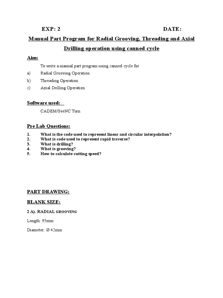 EXP 2A 2B 2c.changed | PDF | Mechanical Engineering | Tools