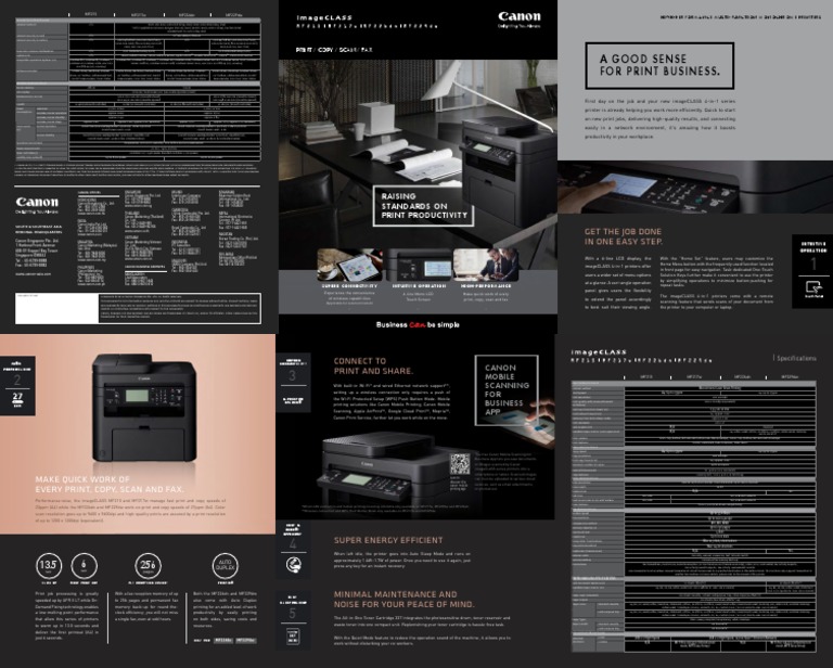 imageCLASS MF215 MF217w MF226dn MF229dw - 2015 PDF | PDF | Image ...