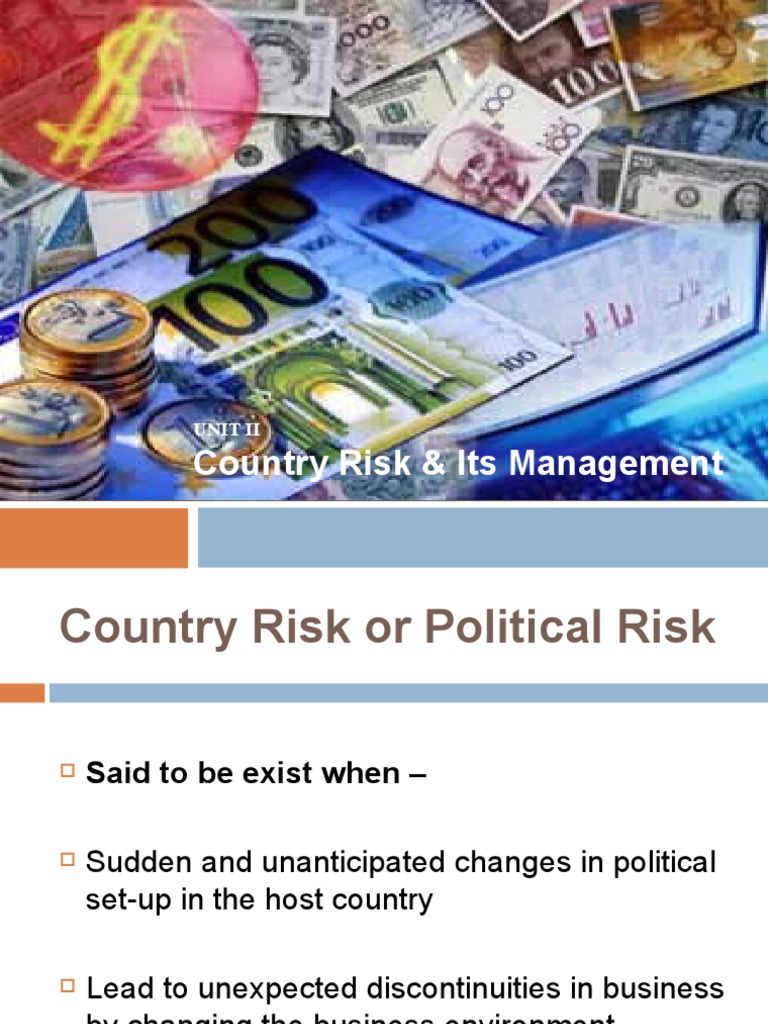 Country Risk Management Strategies | PDF
