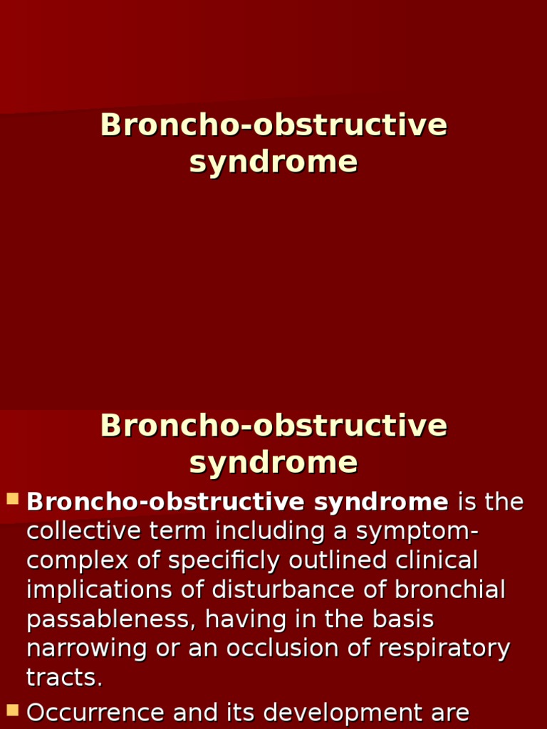 Bronchial Obstruction | PDF | Bronchitis | Chronic Obstructive ...