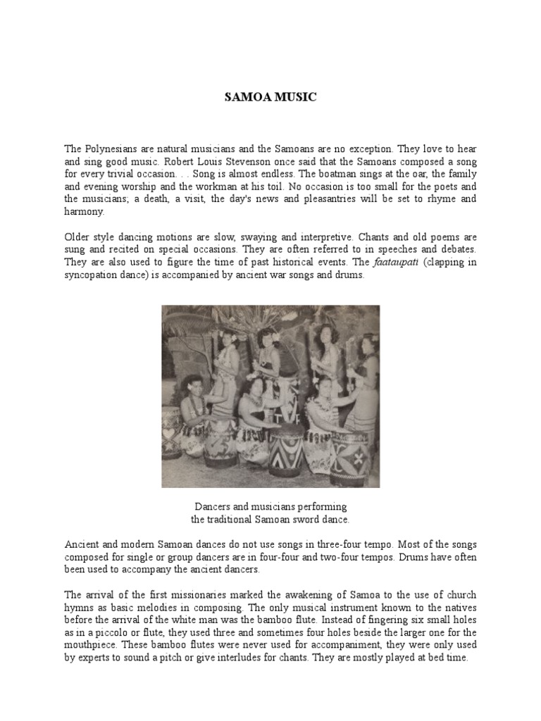 samoa music | Songs | Samoa