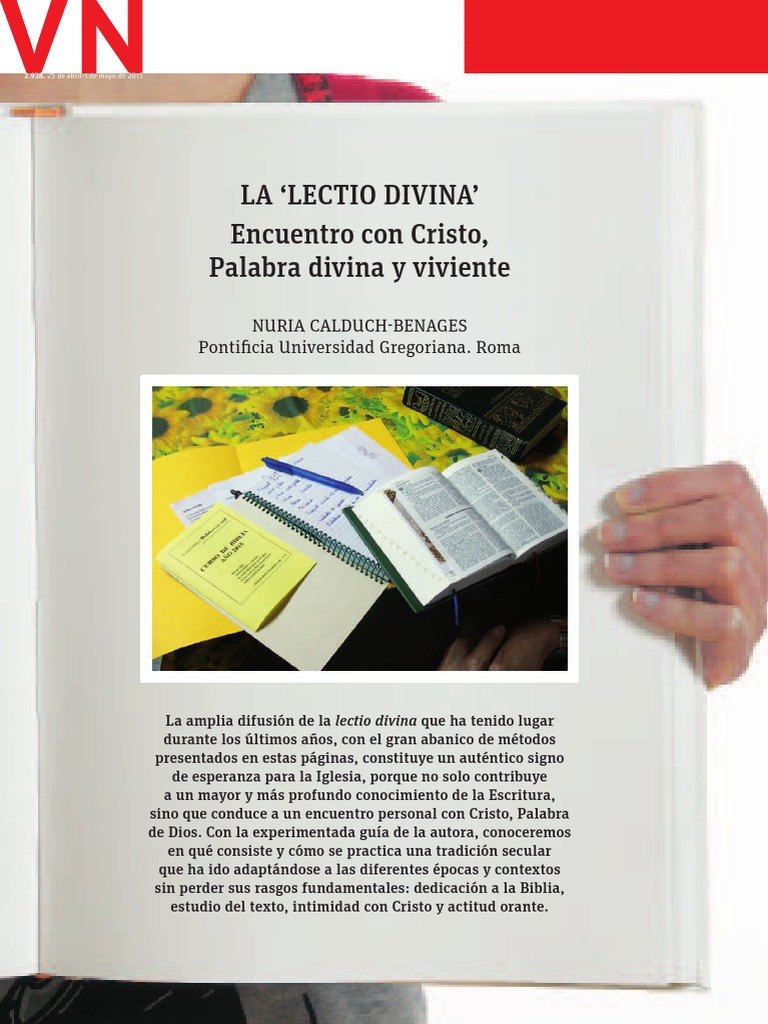La Lectio Divina | PDF | Oración | Lectura (proceso)