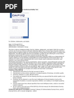 Dap Scoring Guide PDF | PDF | Intelligence Quotient | Marketing Strategy
