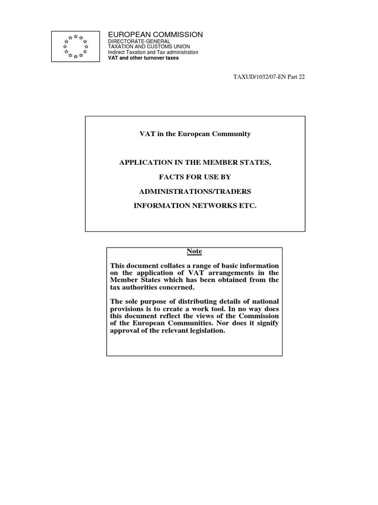 Understanding French VAT Requirements for Foreign Traders | PDF ...