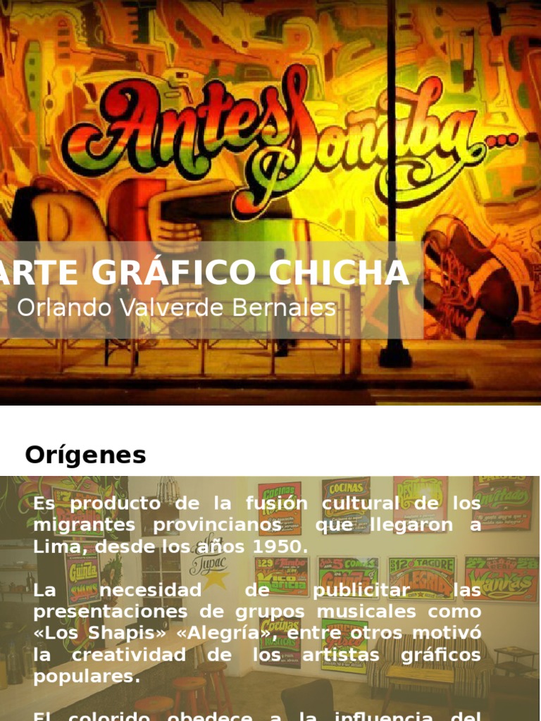 Arte Gráfico Chicha en Perú | PDF | Medios de arte | Artes (general)