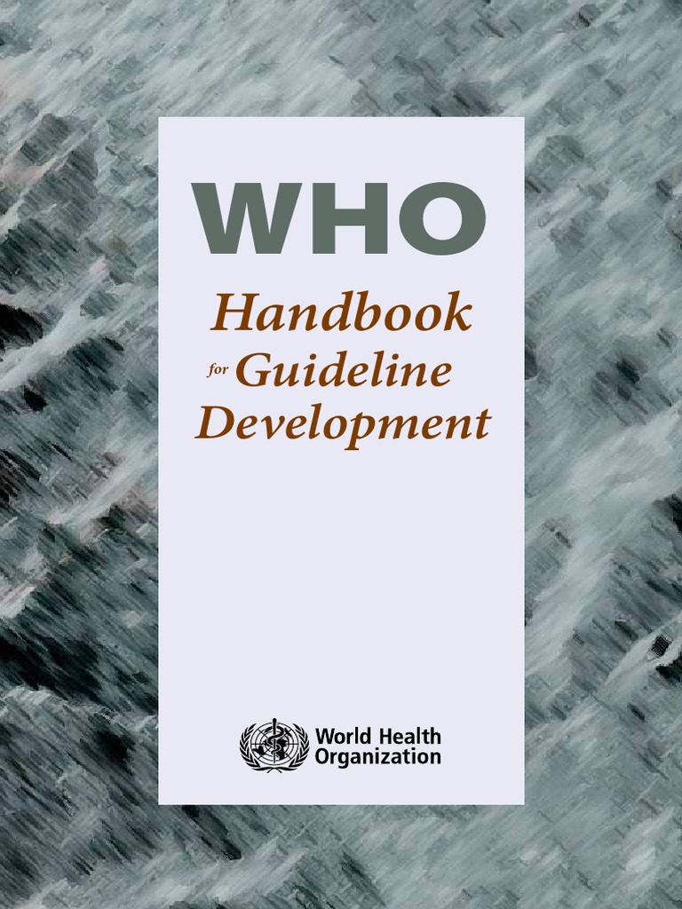 2012 WHO Handbook For Guideline Development | PDF | World Health ...