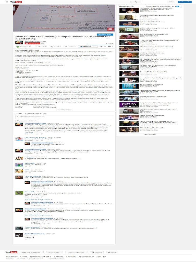 How To Use Manifestation Paper Radionics Mac | PDF