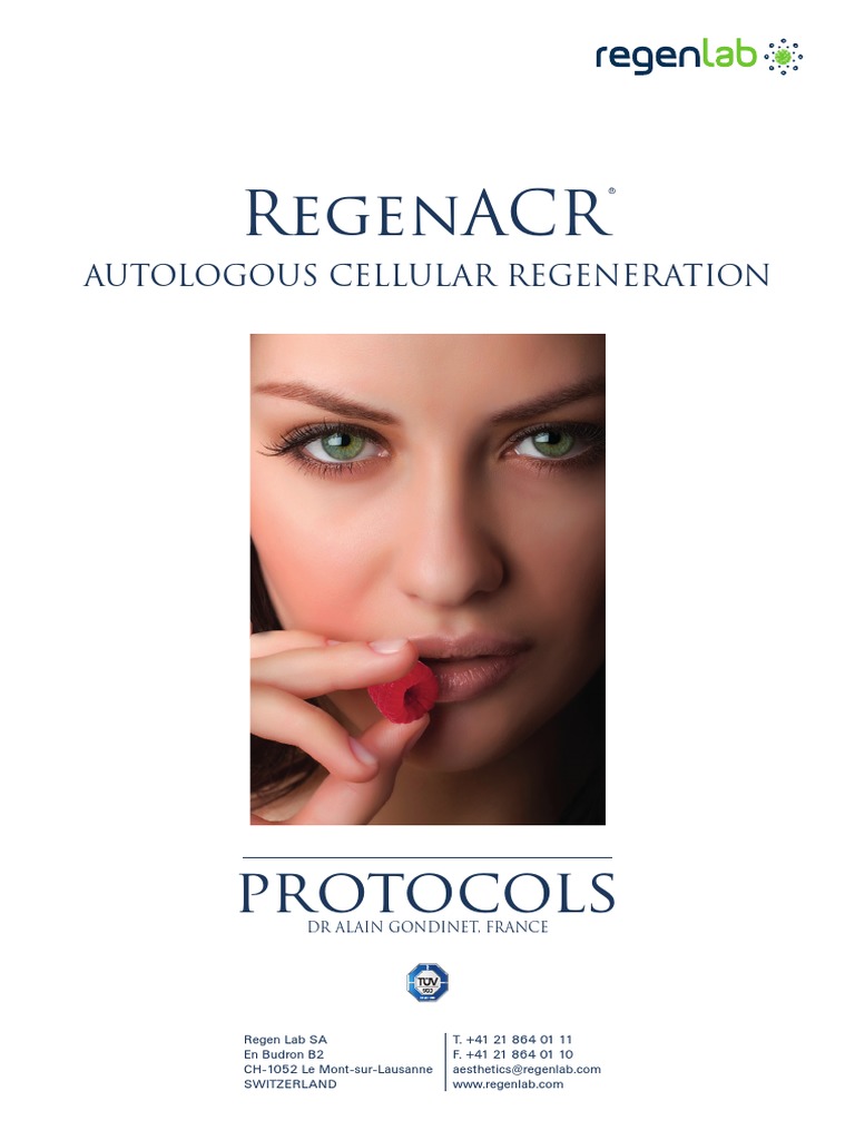 Protocol PRP Regenlab | PDF | Scar | Skin