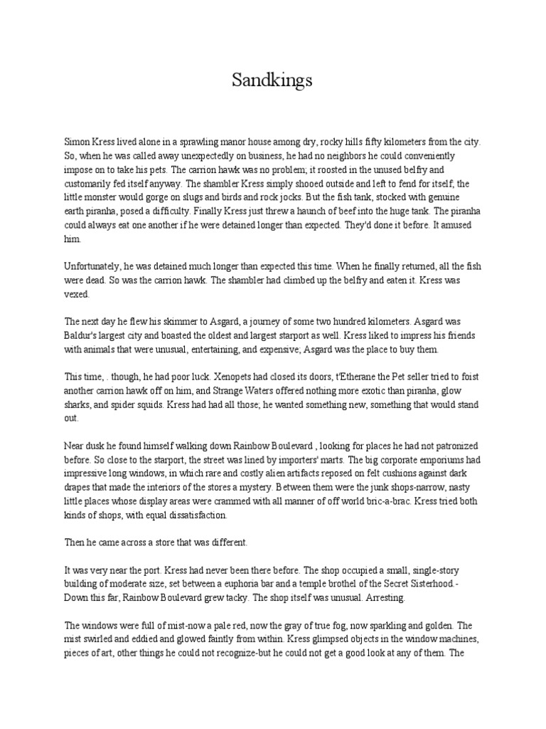 Sandkings | PDF | Nature