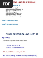 DƯỢC LÝ LÂM SÀNG THUỐC ỨC CHẾ HỆ RENIN-ANGIOTENSIN-ALDOSTEROL | PDF