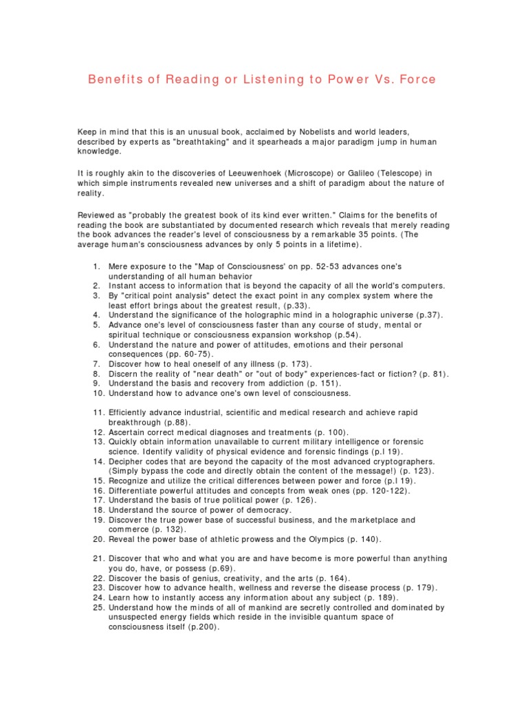 Power vs. Force | PDF