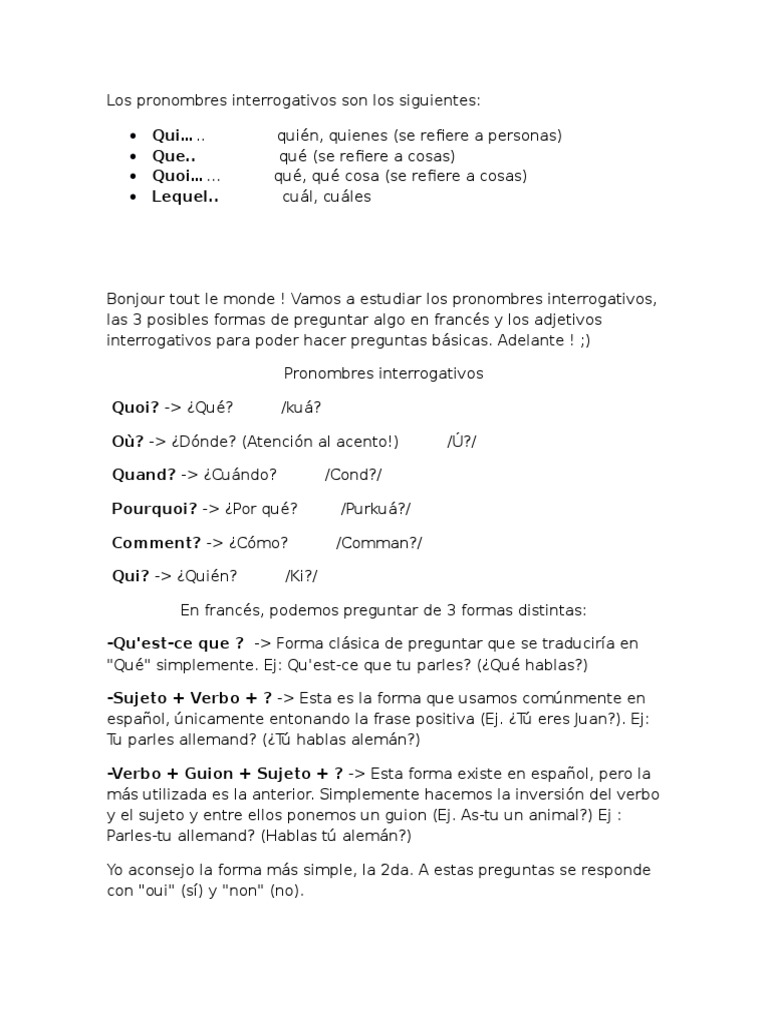 Guia de Gramatica en Frances | Descargar gratis PDF | Adjetivo | Género ...