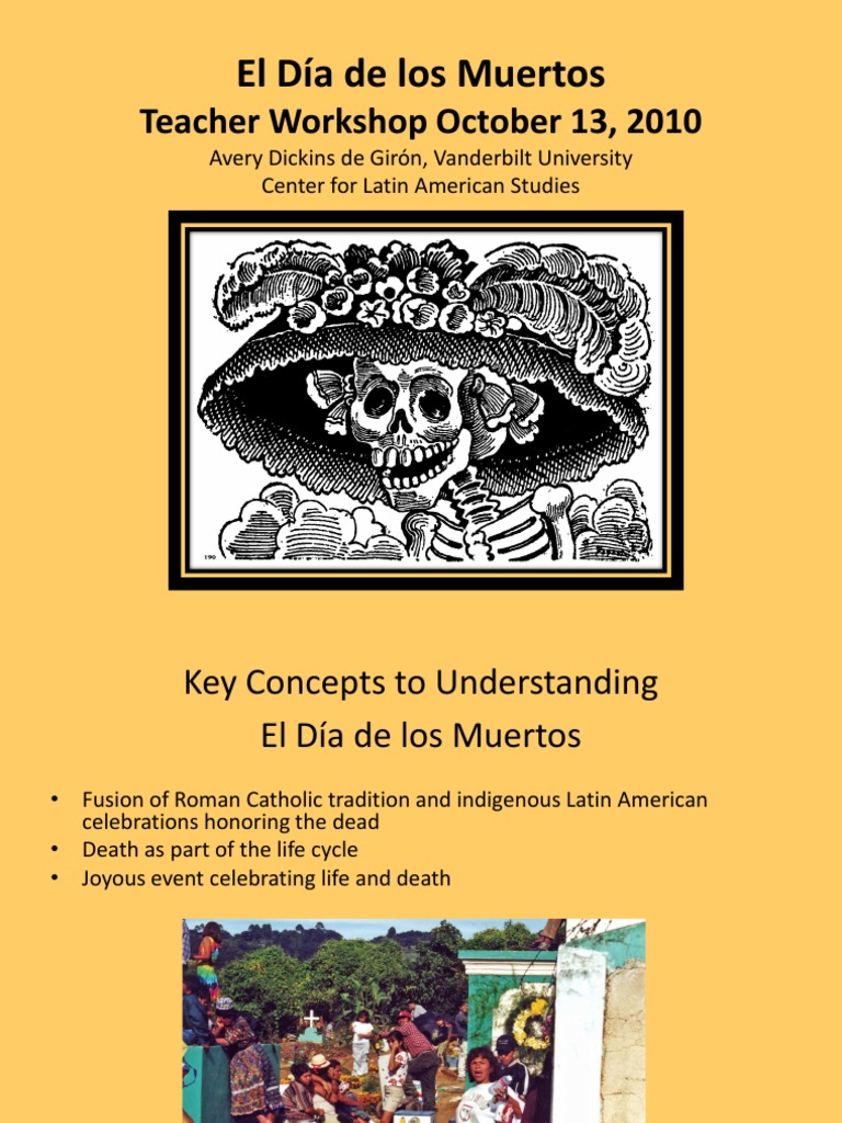 Dia de Los Muertos Teacher Workshop | PDF | Death | Religion And Belief