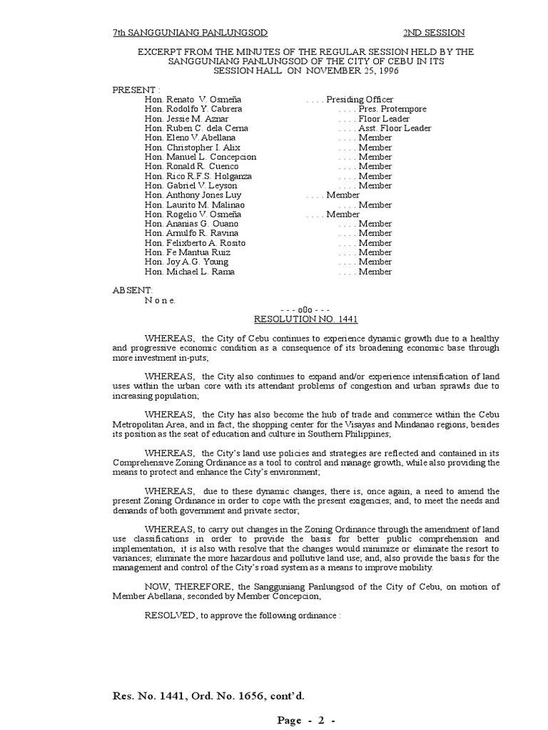 Zoning Ordinance | PDF | Building Code | Zoning