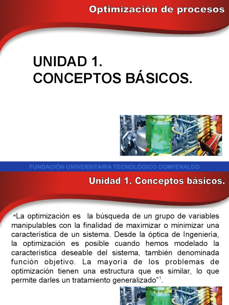 Unidad 1 Optimizacion | PDF | Optimización Matemática | Función ...