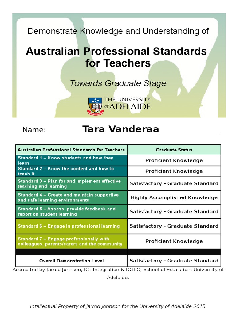 Australian Teacher Standards Assessment | PDF | Educational Technology ...