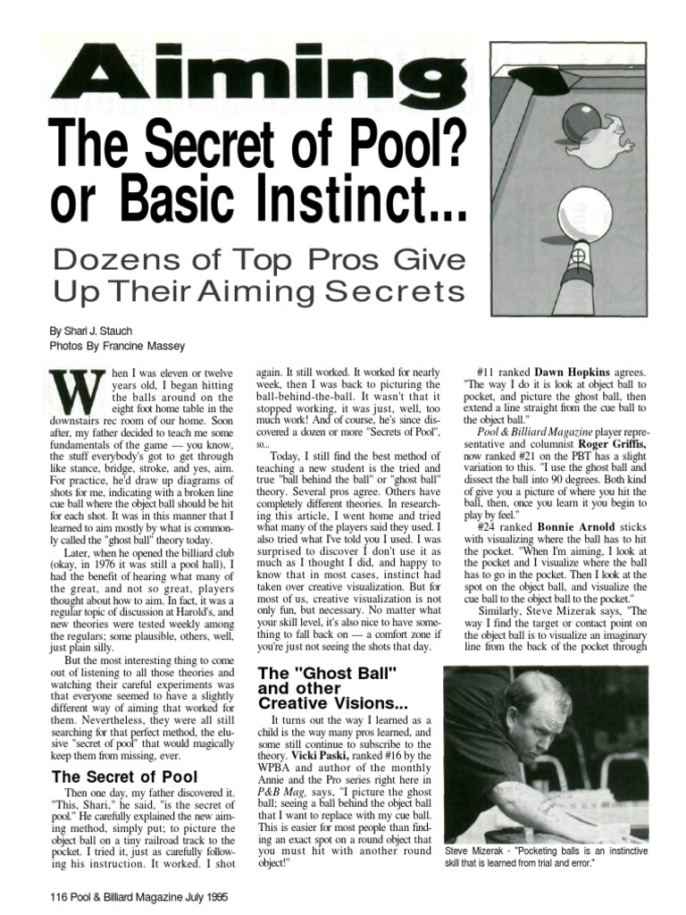 Pool Aiming | PDF