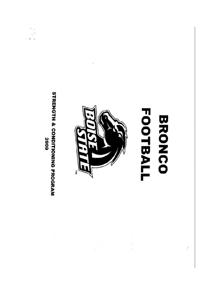 Boise State Football Strength Program | PDF | Sports | American Football