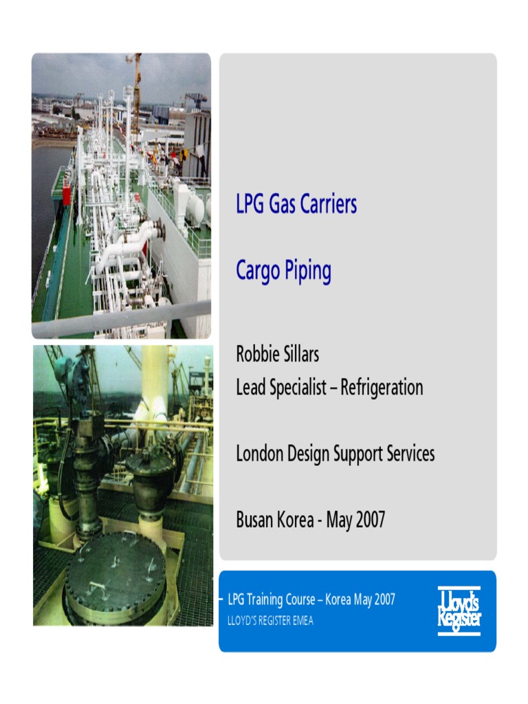 LPG Piping | Liquefied Petroleum Gas | Oil Tanker