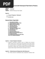 Contoh Minit Mesyuarat Terkini | PDF