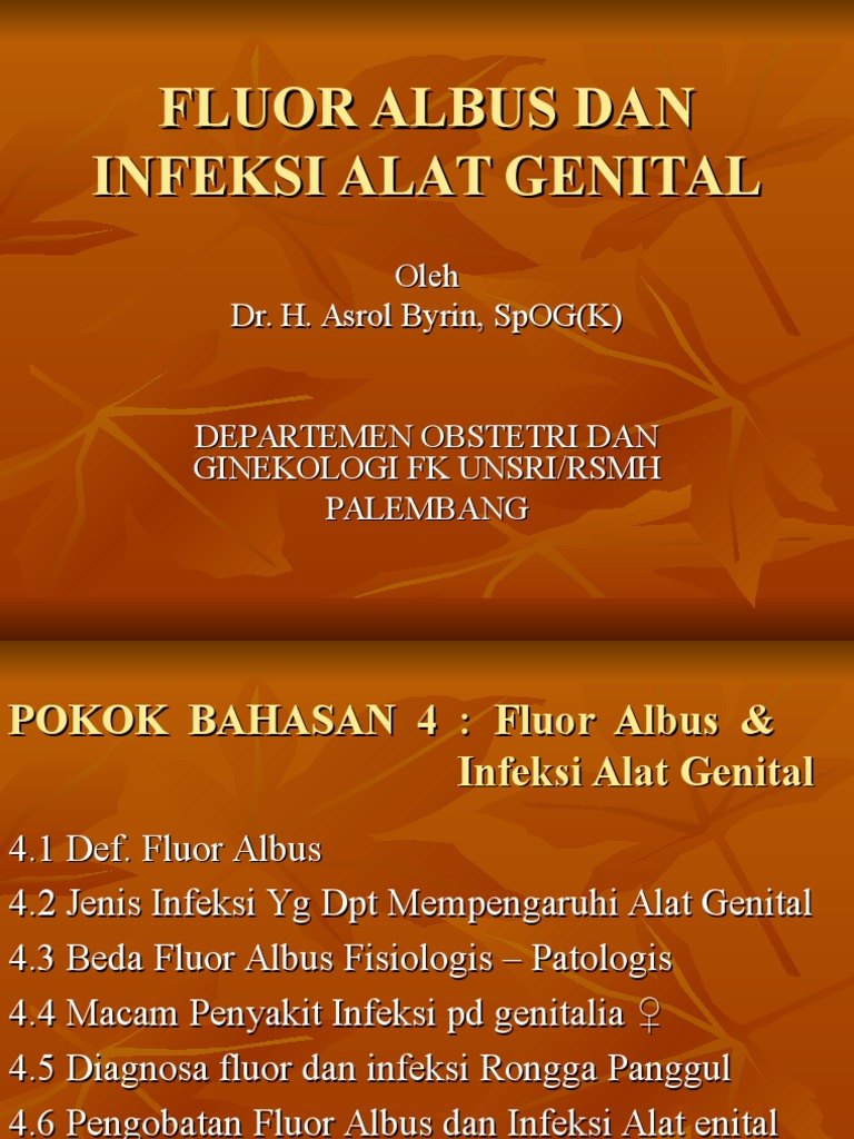fLUOR ALBUS & INF GENITALVI | PDF
