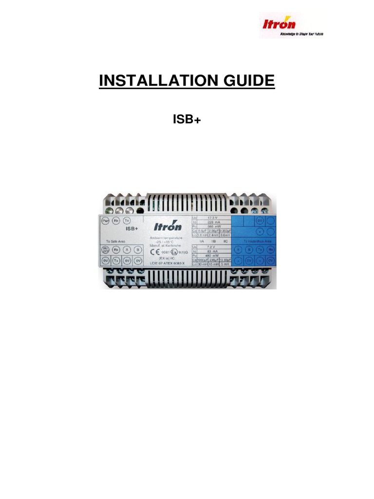 ISB+ Manual | PDF | Power Supply | Direct Current
