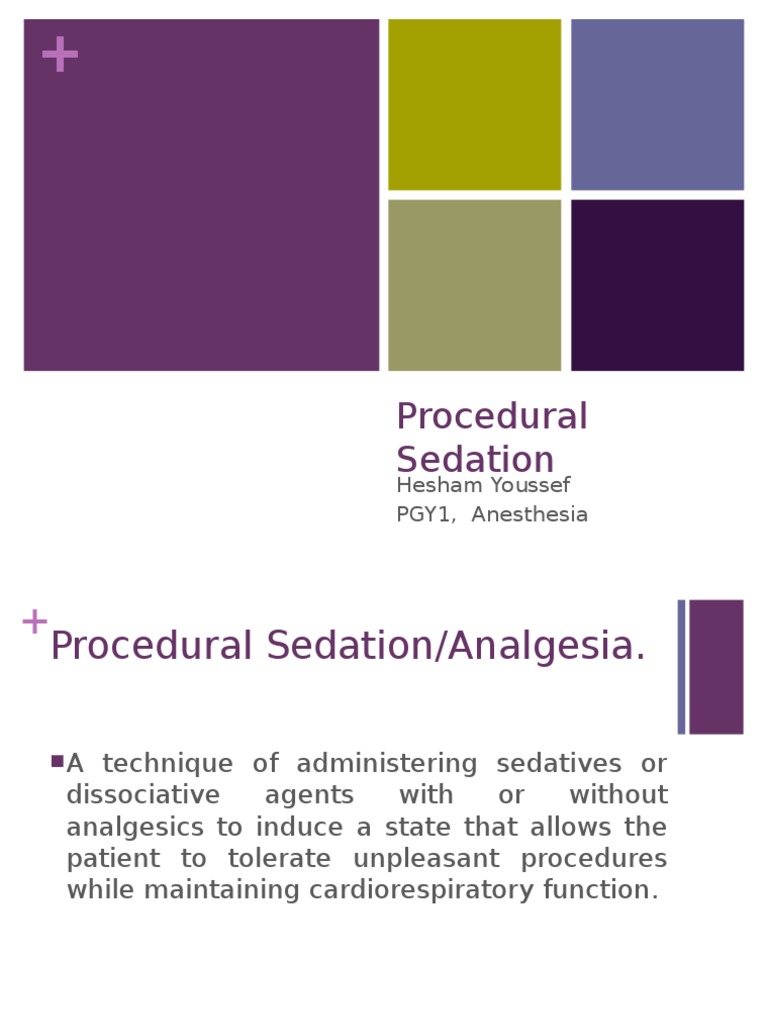 Procedural Sedation | Midazolam | Anesthesia