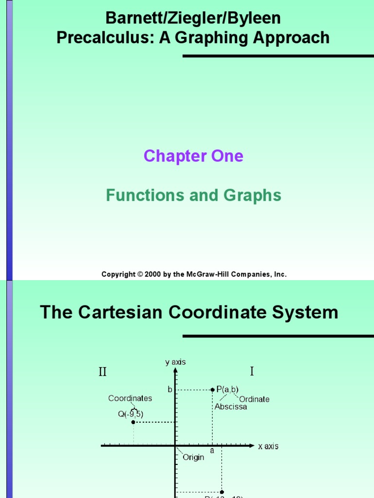 Chapter One: Functions and Graphs | PDF | Maxima And Minima | Variable (Mathematics)