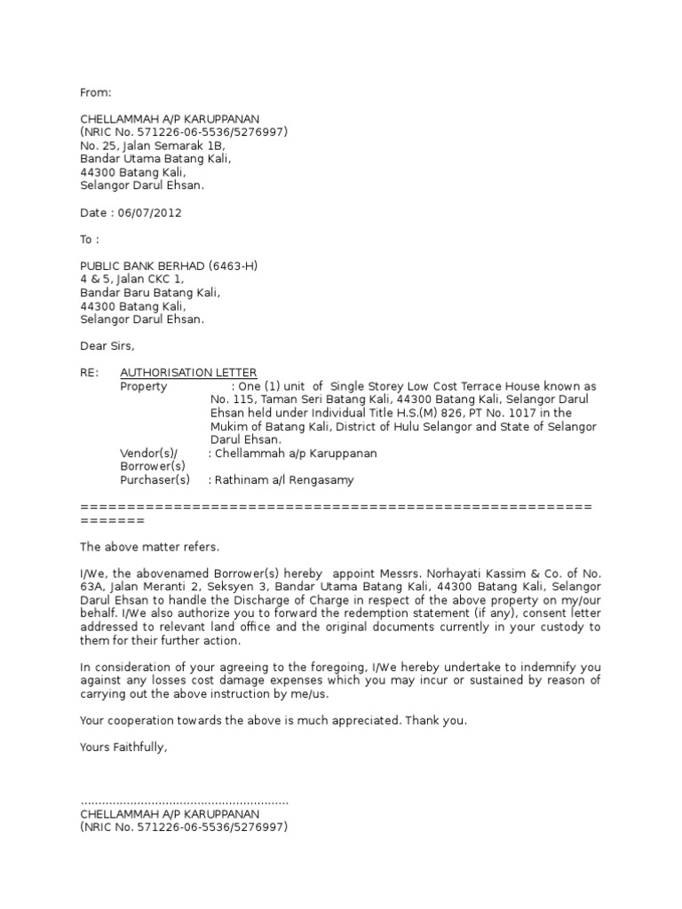 Discharge of Charge | Download Free PDF | Malaysia | Banking