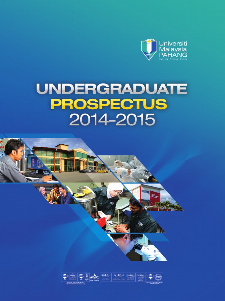 UMP Prospectus 2014-2015 | PDF | Engineering | Academic Degree