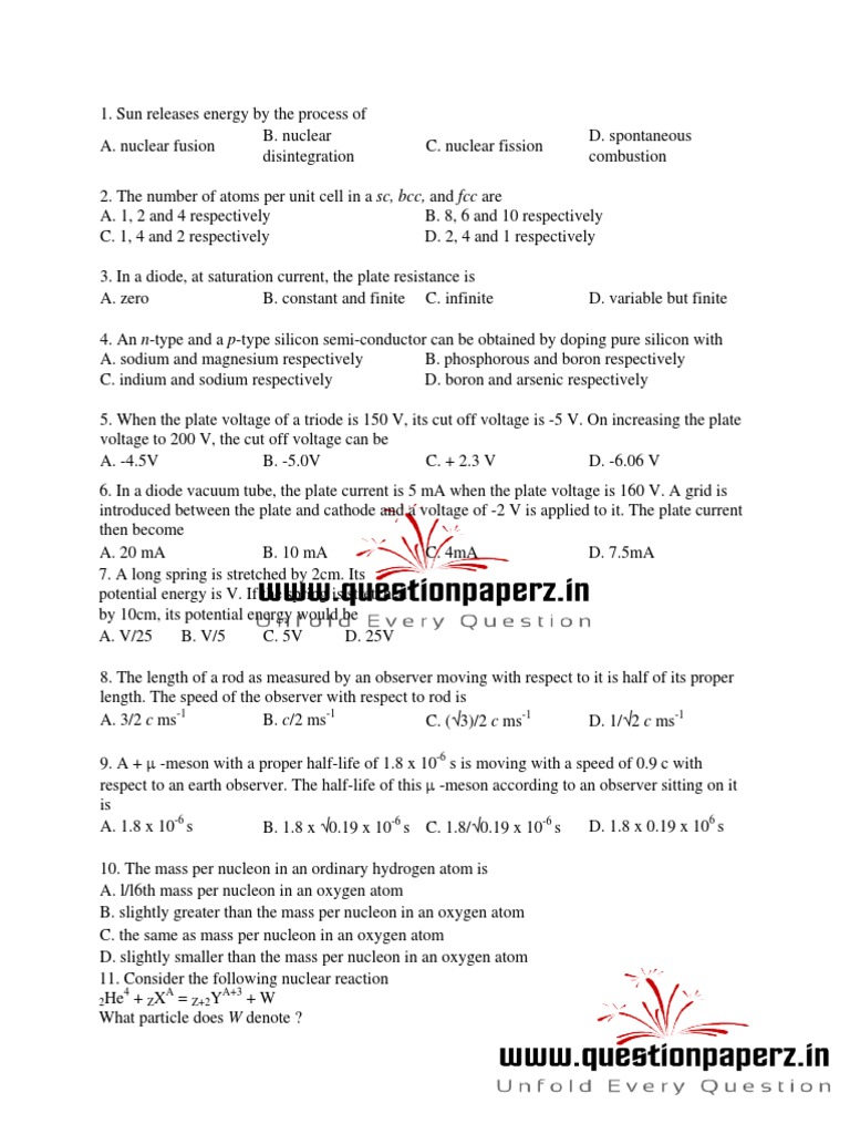 IPU CET Sample Paper-6 (GGSIPU ModelPaper-6) | PDF