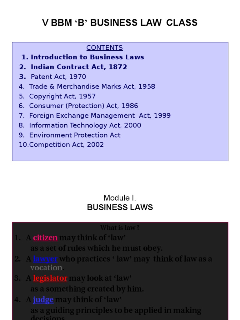 Indian Business Law | PDF | Offer And Acceptance | Consideration
