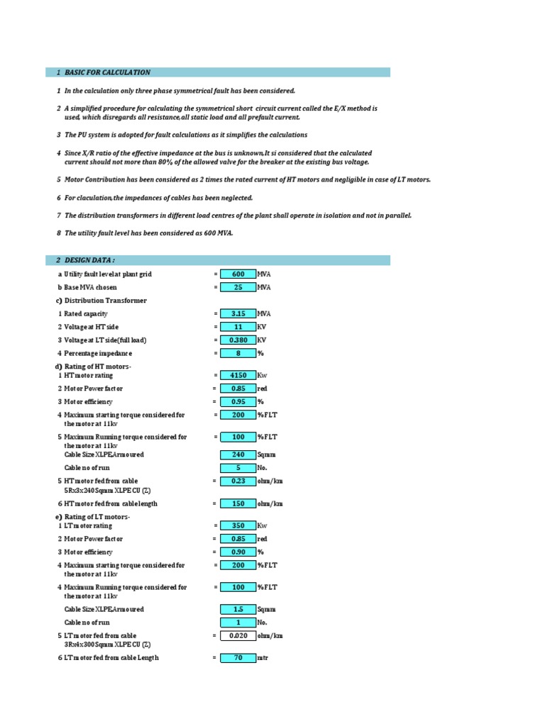 Per Unit System Calculation | PDF | Electrical Impedance | Transformer