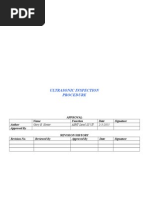 Procedure For UT Testing | PDF | Welding | Construction