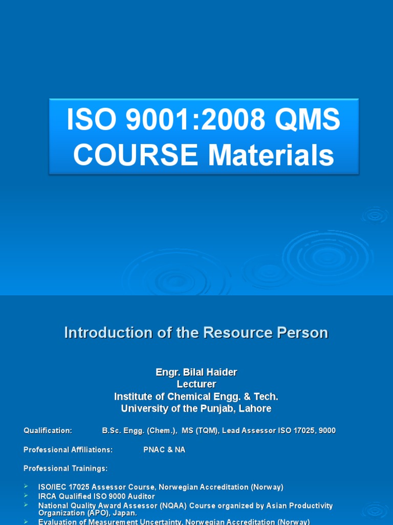 International Systems and Standards | PDF | Quality Management ...