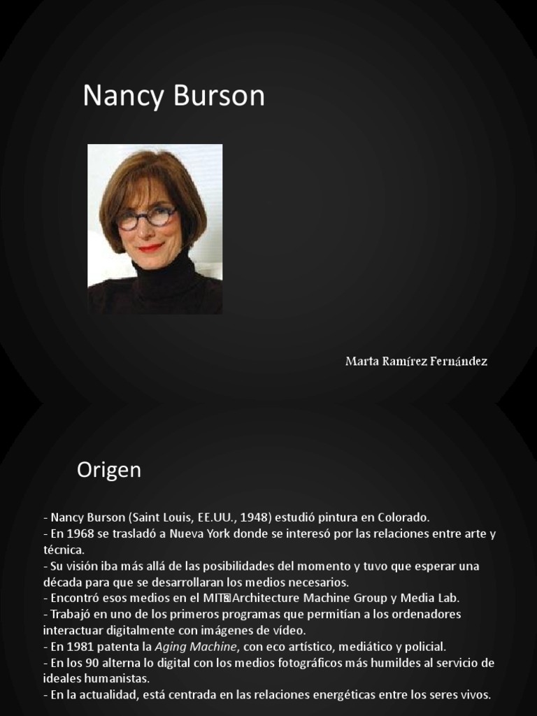 Presentacion Nancy Burson | PDF