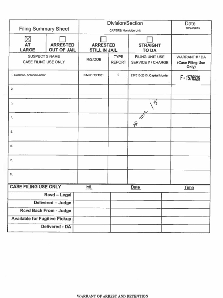 Probable Cause Affidavit | PDF