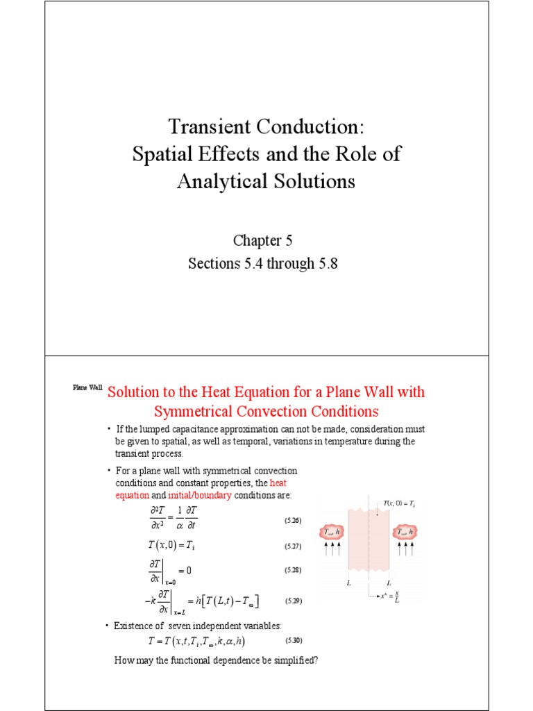 Transient Conduction: The Lumped Capacitance Method | PDF | Thermal ...