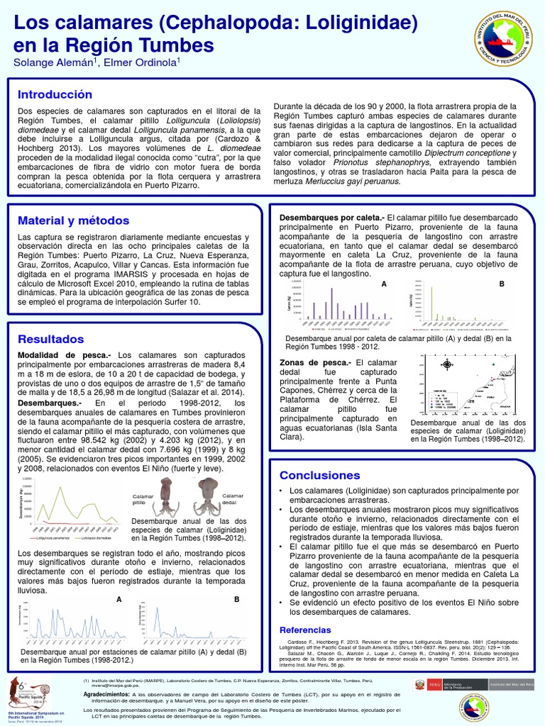 Poster Calamares Tumbes | PDF | Pesquería | Perú
