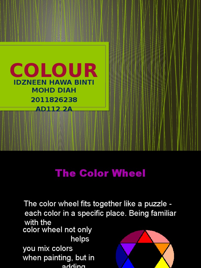 Colour | PDF | Color | Yellow