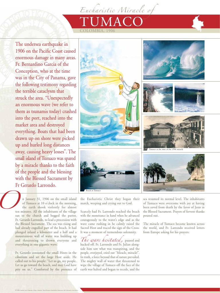 Tumaco | PDF | Miracle | Eucharist