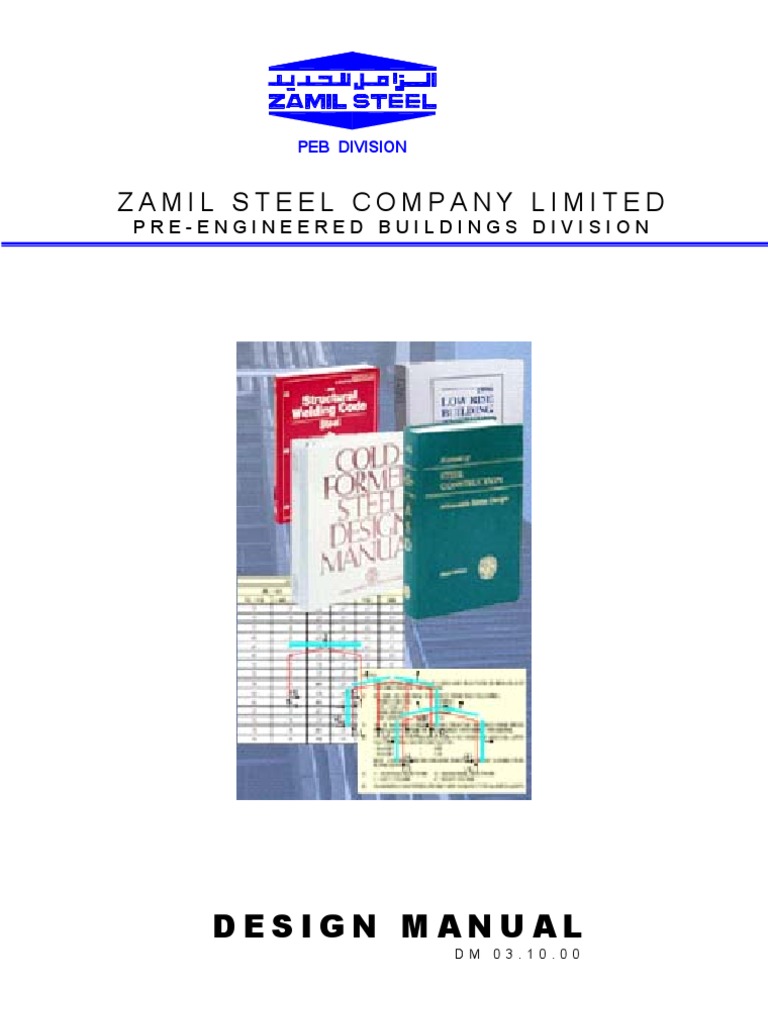 Zamil Steel Design Manual | PDF | Framing (Construction) | Structural Steel