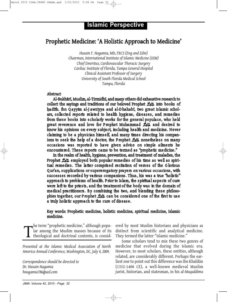 Prophetic Medicine | PDF | Hadith | Science