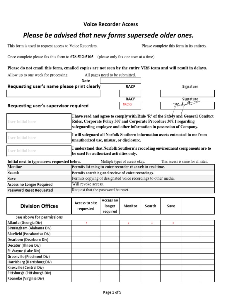 New System Access Request Form PDF | PDF | Computer Access Control | Media Technology