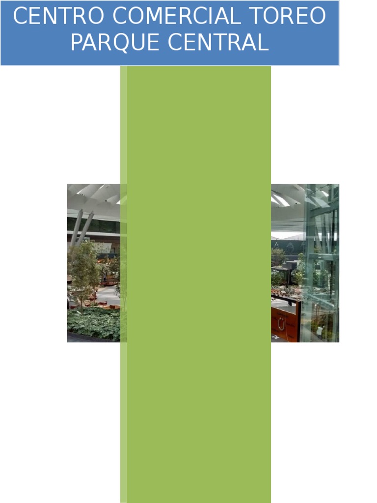 Centro Comercial Toreo Parque Central | PDF | Ciudad | Ciudad de México