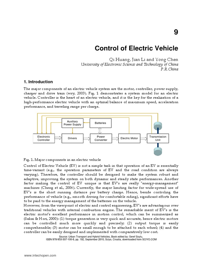 Electric Vehicle Control Systems | PDF | Electric Motor | Electrical ...