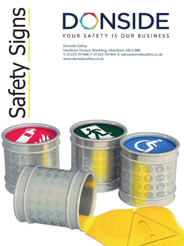 Donside Safety Signage Solutions | PDF | Safety | Nature