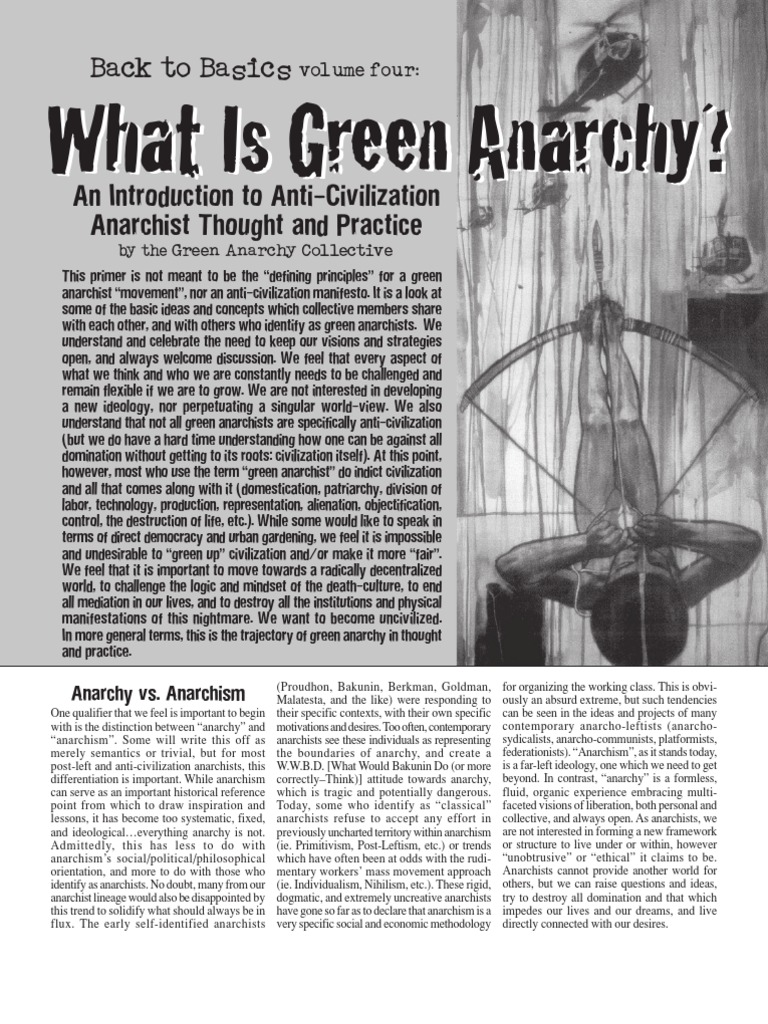 What Is Green Anarchy Primer | PDF | Political Theories | Social Ideologies